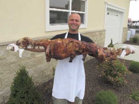 Lamb Roasting at Serb Fest 2010 - YouTube