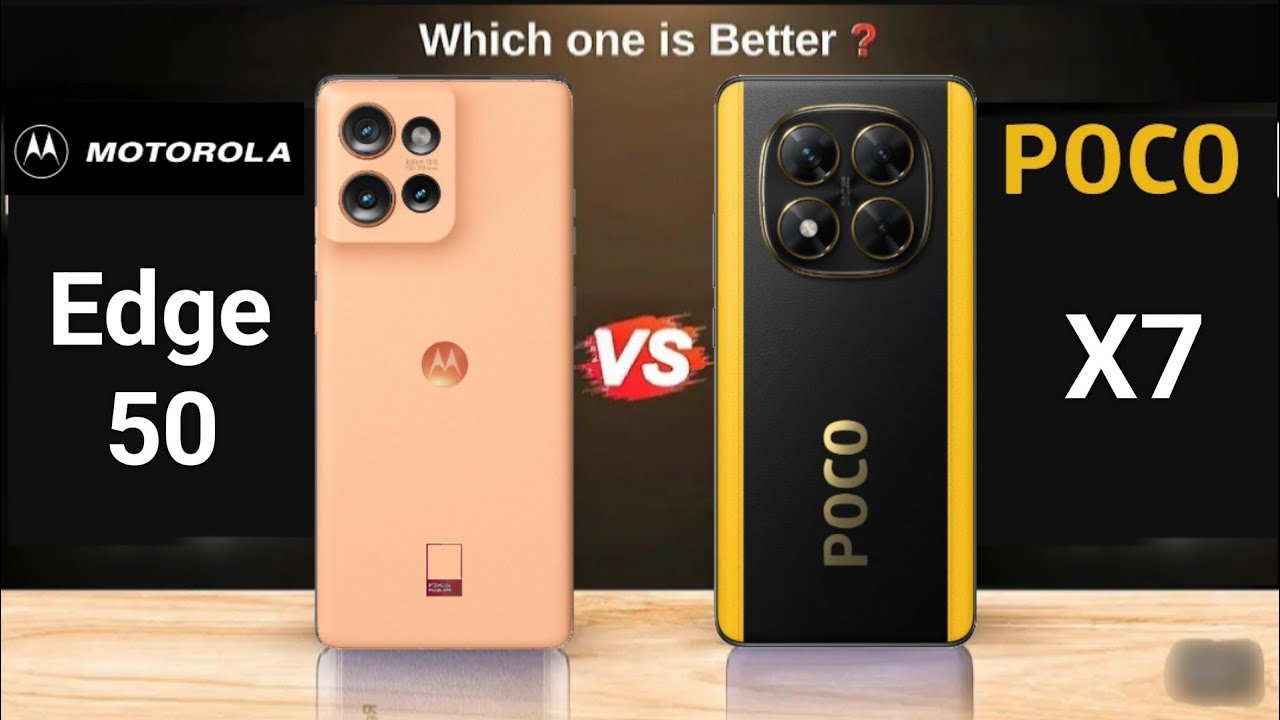 Motorola Edge 50 VS POCO X7 | 5G phone best Camera? #vs - YouTube
