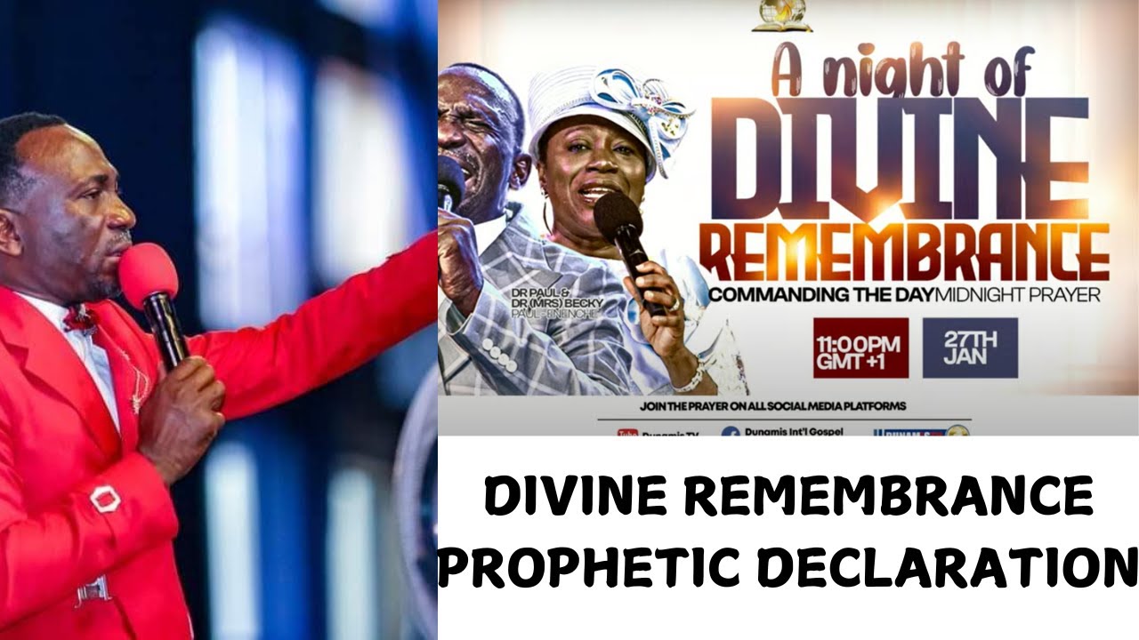 COMMANDING YOUR DAY: PROPHETIC DECLARATION FOR DIVINE REMEMBRANCE ...