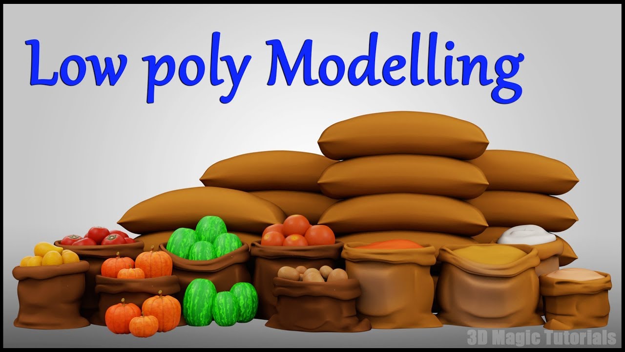 3D Maya Tutorial _ How to Create a Low poly Modelling - YouTube