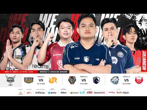 🔴 LIVE | MPL ID S17 | Regular Season Hari 2 Minggu 5 | Bahasa Indonesia