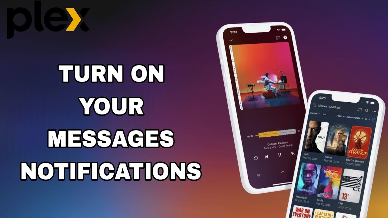 How To Turn On Your Messages Notifications On Plex App - YouTube