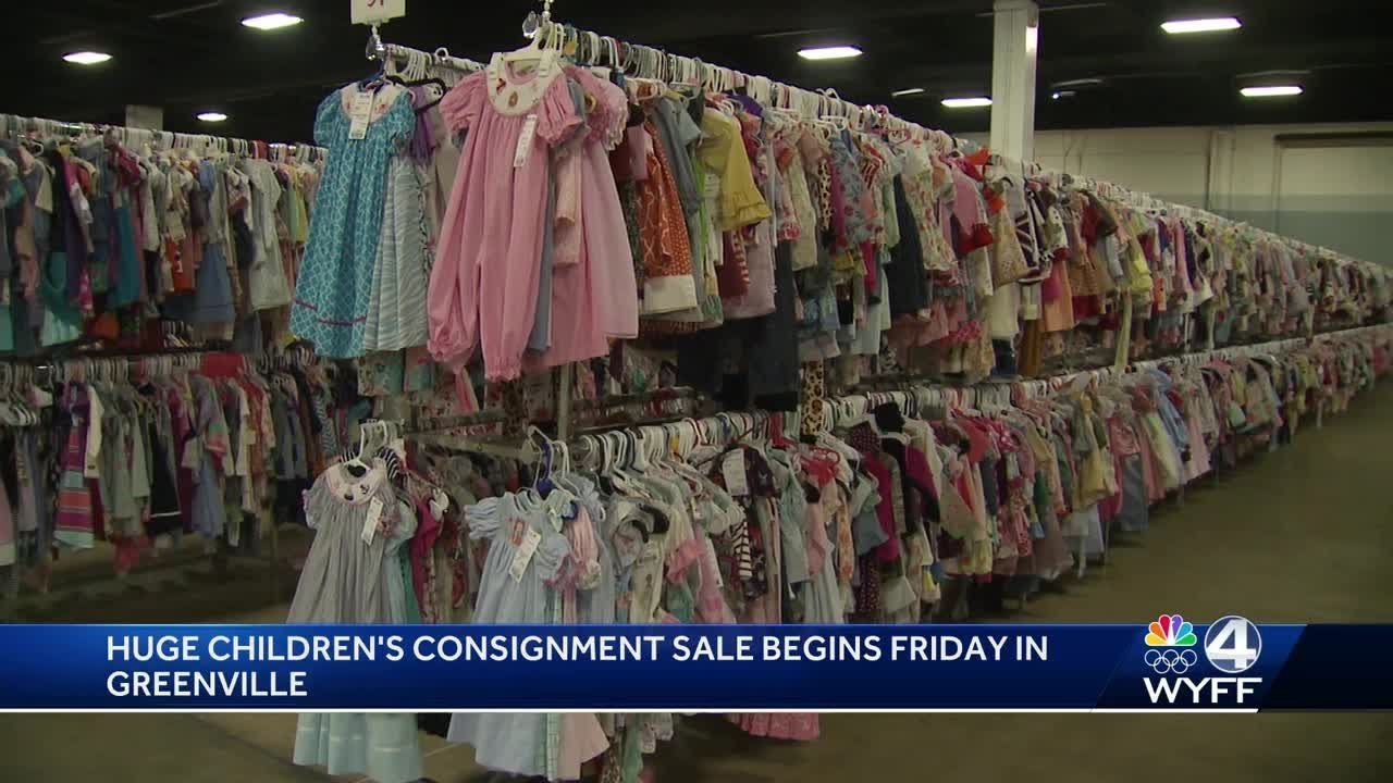 Children's resale event at Greenville Convention Center - YouTube