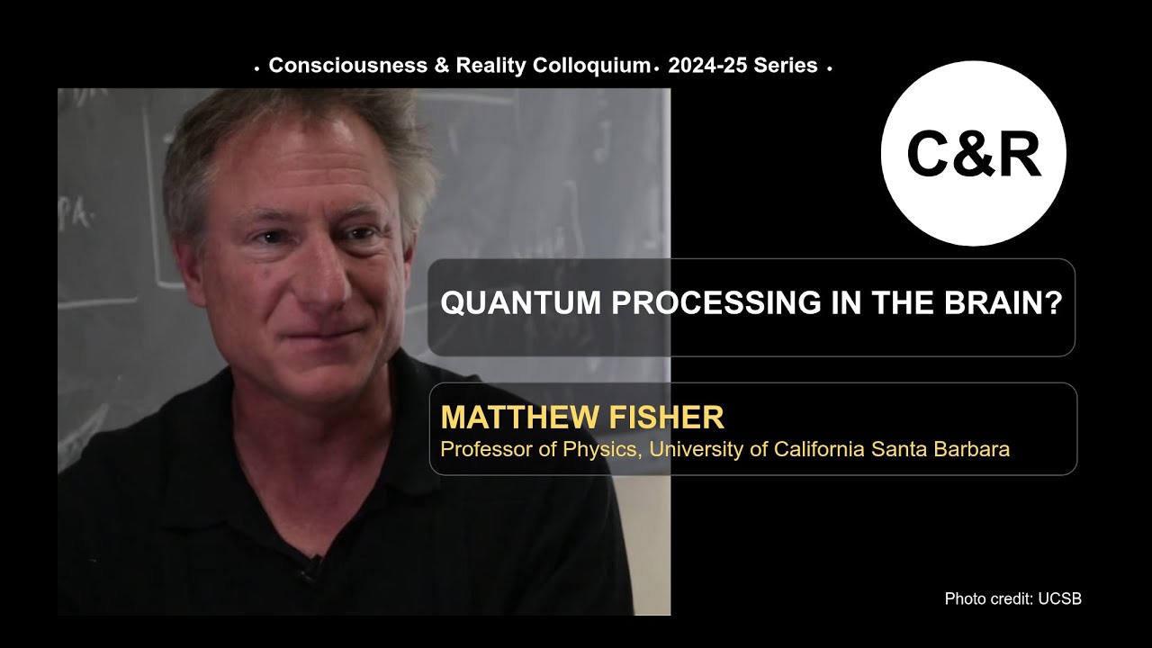 Quantum Processing in the Brain? - Matthew Fisher - C&R 02/12/2025 ...