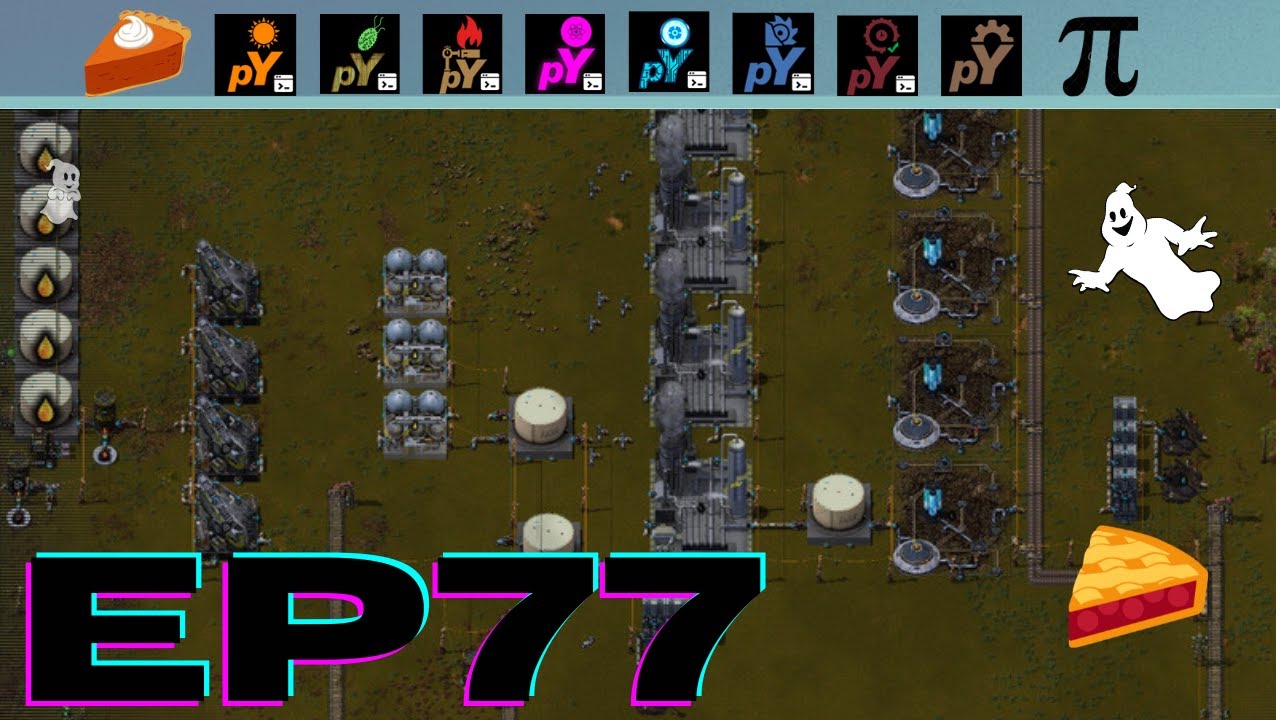 Factorio pYanodons | Starter Base Independence | Shale Oil - EP77 - YouTube