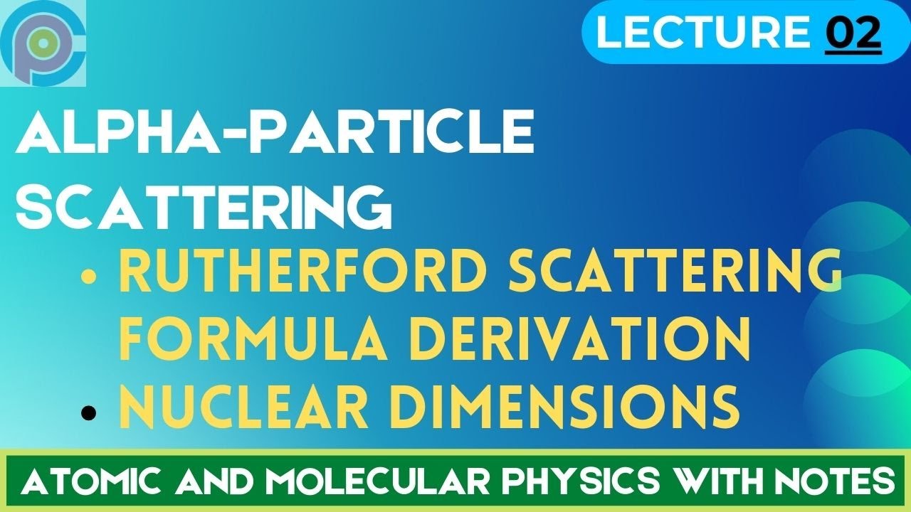 alpha-particle scattering | rutherford scattering formula derivation ...