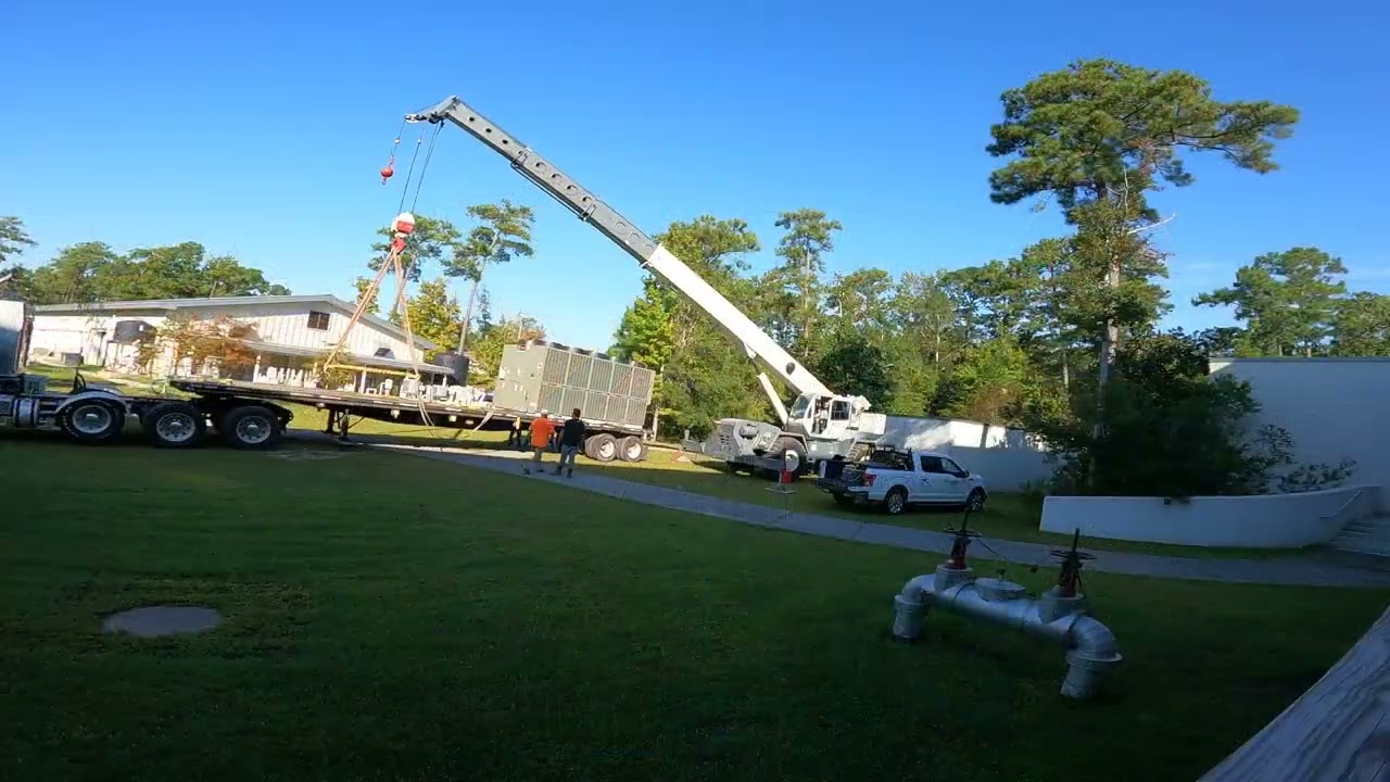 A Day As A Crane Operator | Industrial Chiller Replacement | Terex RT ...
