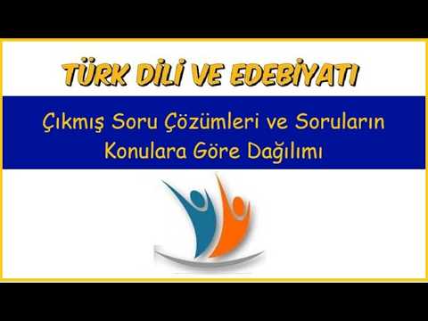 AÖL Türk Dili ve Edebiyatı 6 soru çözümleri ve soruların konulara göre dağılımı 