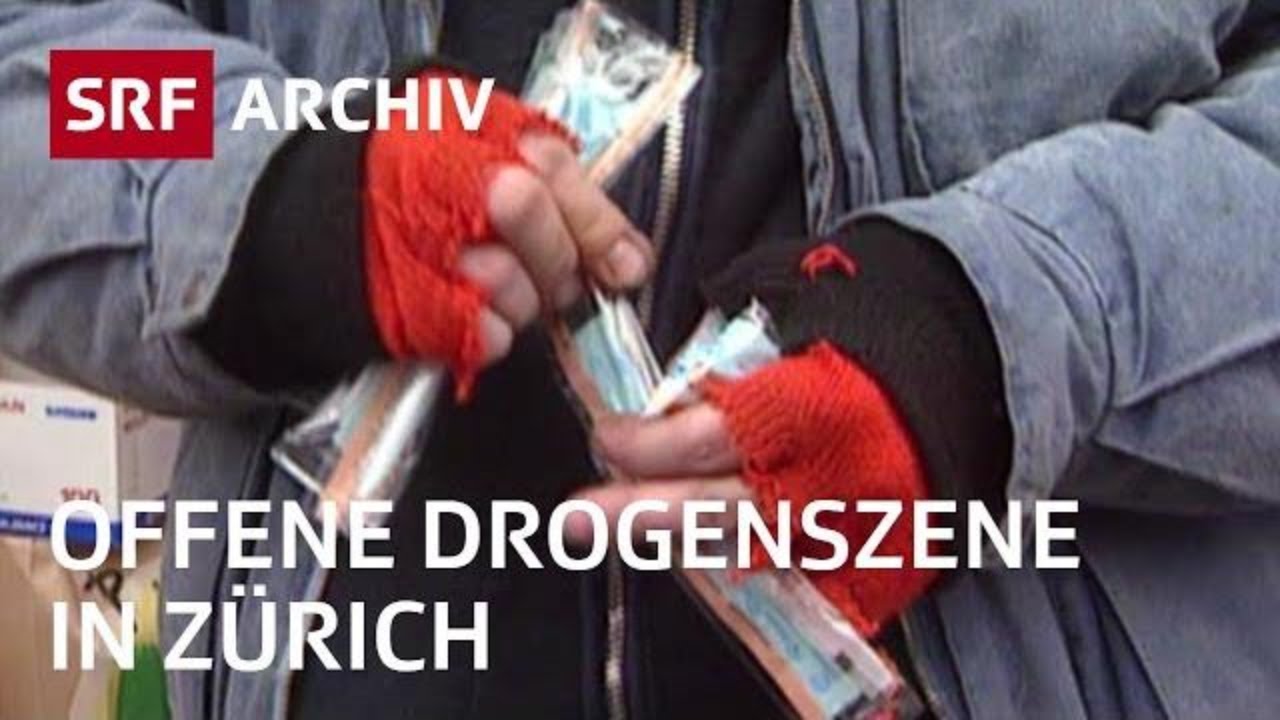 Platzspitz-Schliessung (1992) | Offene Drogenszene Zürich | SRF Archiv ...