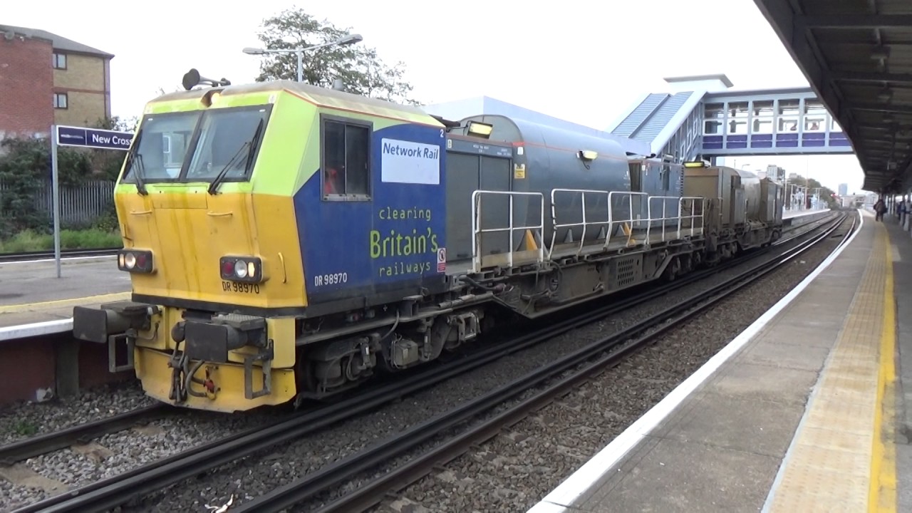 Network Rail MPV DR98970 departing New Cross - YouTube