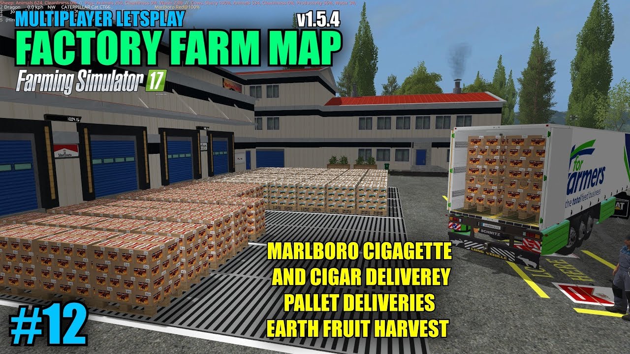 FS17 - Factory Farm Map v1.5.4 "Multiplayer Letsplay" Part 12 - YouTube