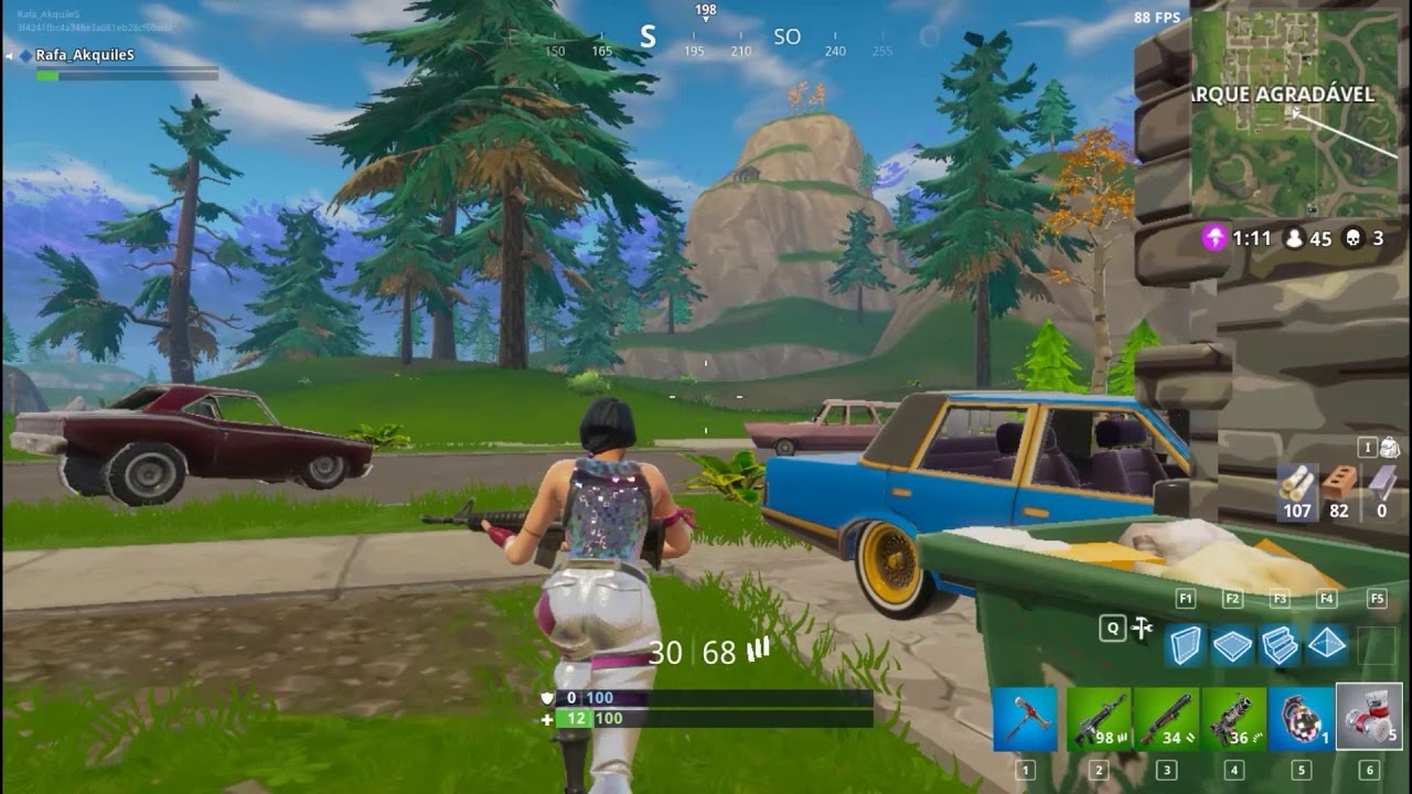 Fortnite disco grenade - YouTube