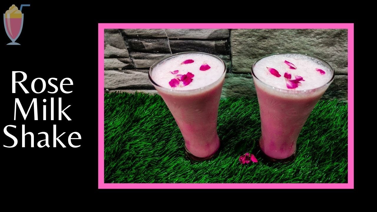 Rose Milkshake recipe | Gulkand Milkshake recipe | Easy & Quick Rose ...