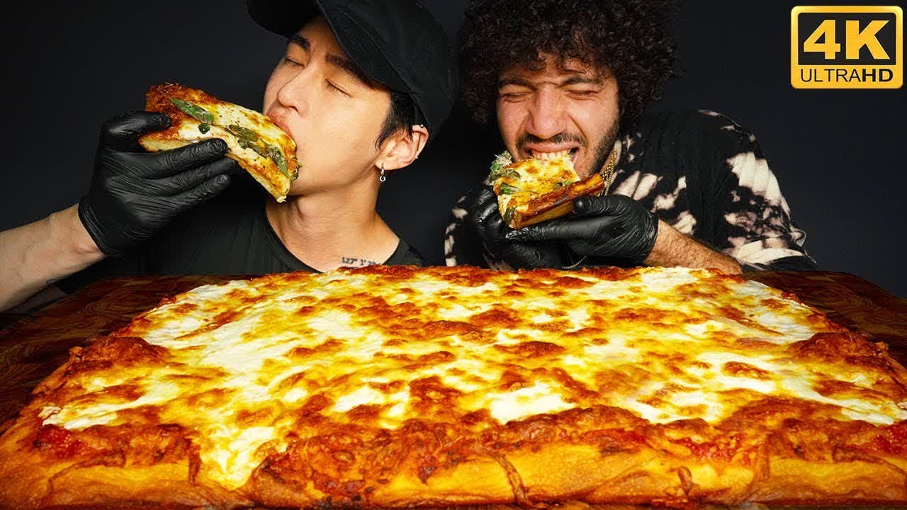 ASMR 'LONELY' PIZZA with BENNY BLANCO COOKING & EATING SOUNDS Zach Choi ...