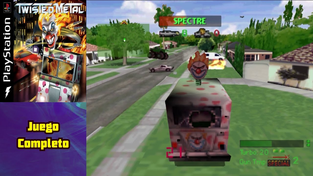 Twisted Metal 1 (PS1) (Español Subtitulado) (100%) (Dificil) - Sweet ...
