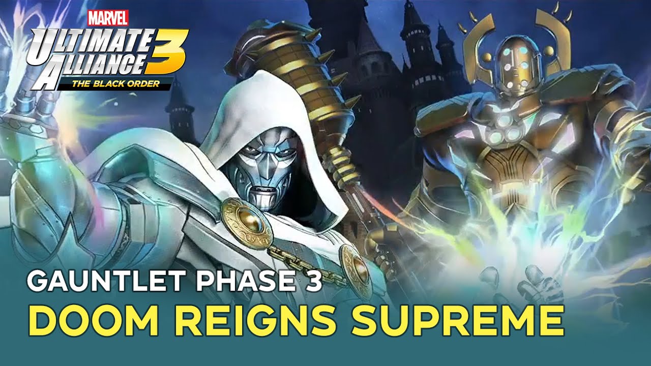 Marvel Ultimate Alliance 3: The Black Order - Shadow of Doom [Gauntlet Phase 3] - YouTube