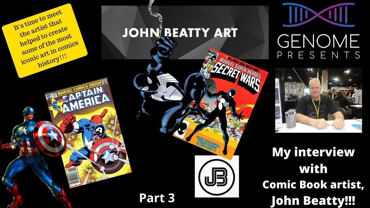 John Beatty, Comic Book Artist and Inker Interview!!! Part 3 - YouTube