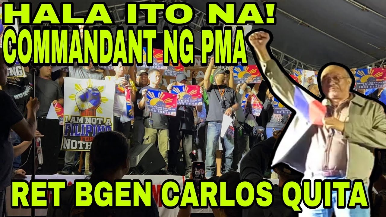 HALA ITO NA COMMANDANT NG PMA NAGSALITA NA! PANOORIN # ...