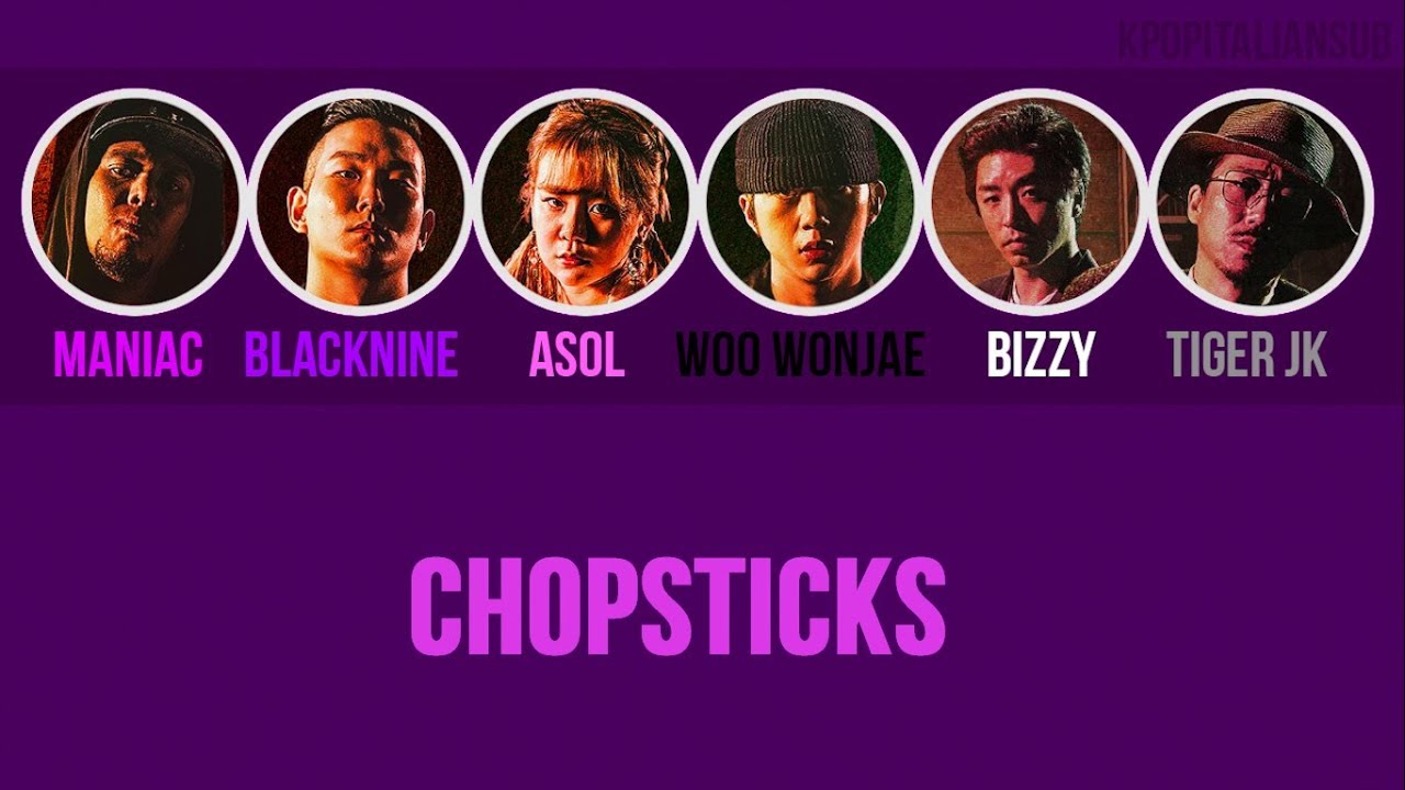 [SUB ENG / ITA] MANIAC, BLACKNINE, ASOL, WOO WONJAE - Chopsticks | 젓가락 ...