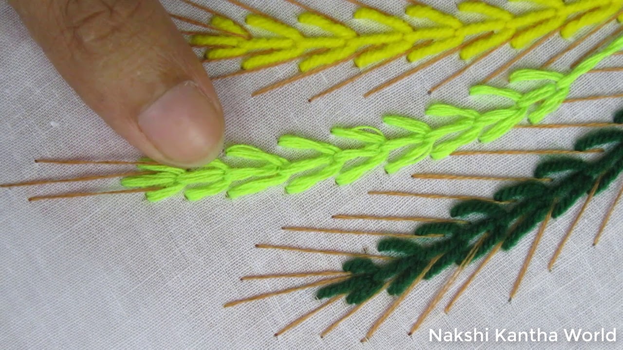 Basic Hand Embroidery Stitches; Step by Step Video Tutorial; Part 5 ...