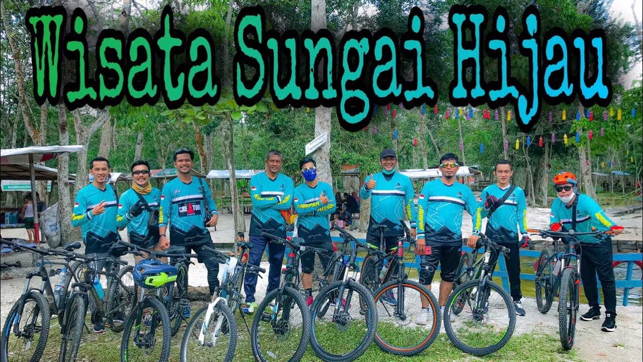 WISATA SUNGAI HIJAU BANGKINANG - KAMPAR - YouTube