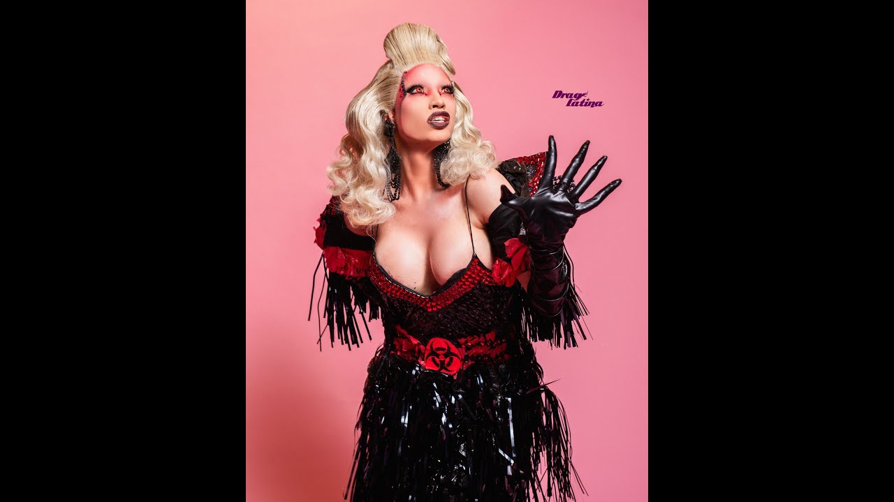 Drag Latina Season 2 on Revry Episode 2 Futuristic Look Ruby Bella Cruz Las Vegas Trans Showgirl ...