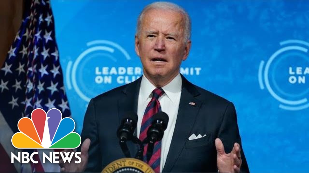 Biden Delivers Remarks At White House Climate Summit | NBC News - YouTube