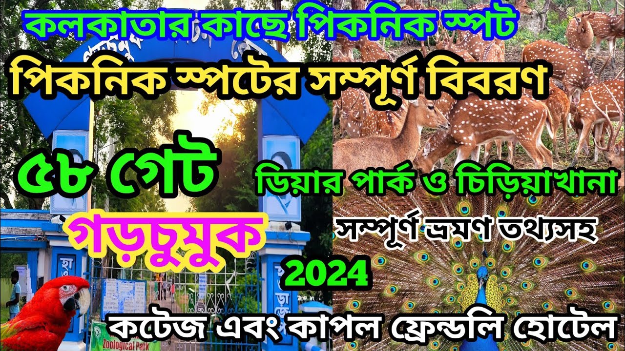 ৫৮ গেট পিকনিক স্পট ২০২৪ | 58 gate uluberia picnic spot | Garchumuk dear ...