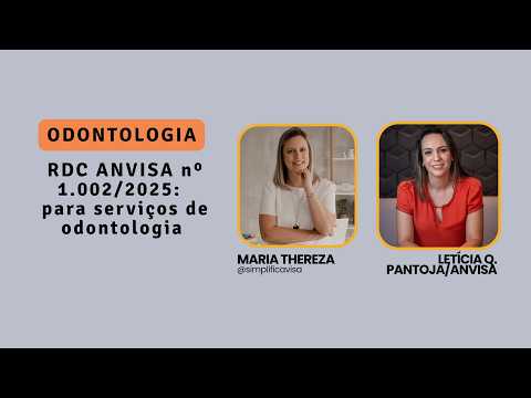 A NOVA RDC DA ANVISA PARA ODONTOLOGIA.