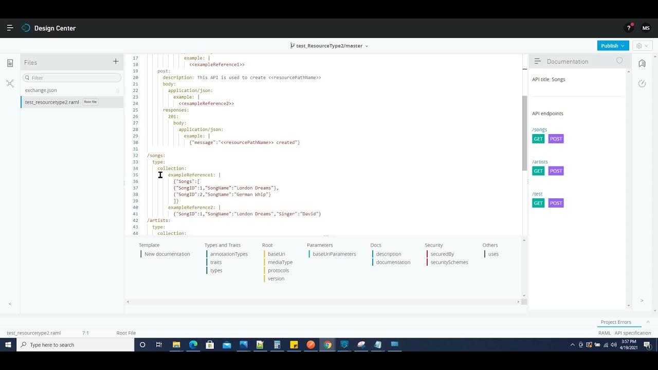 Resource Types in Raml - YouTube