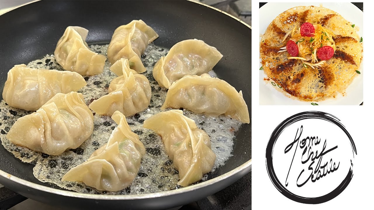Pork GYOZA With Crispy Skirt Recipe - YouTube