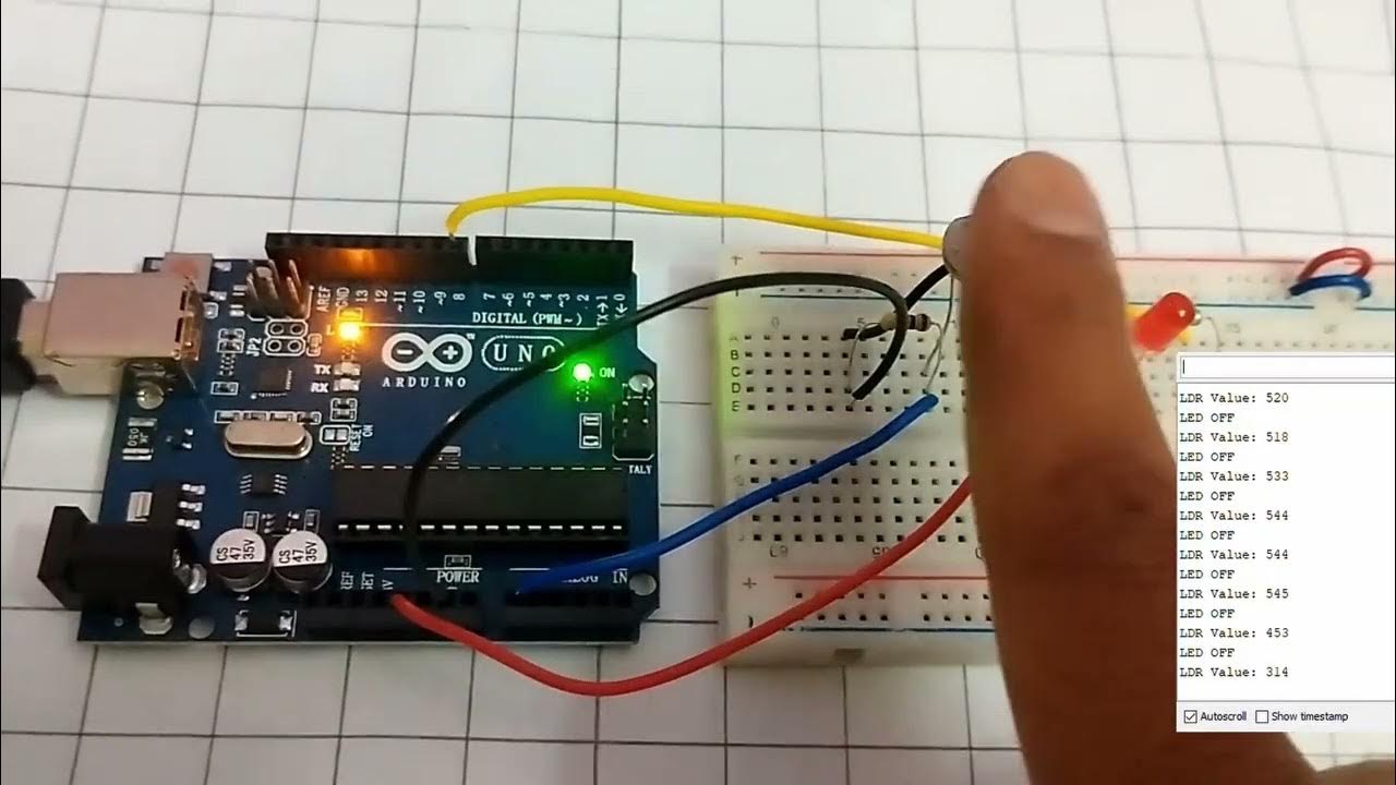 LDR Arduino Interfacing - YouTube