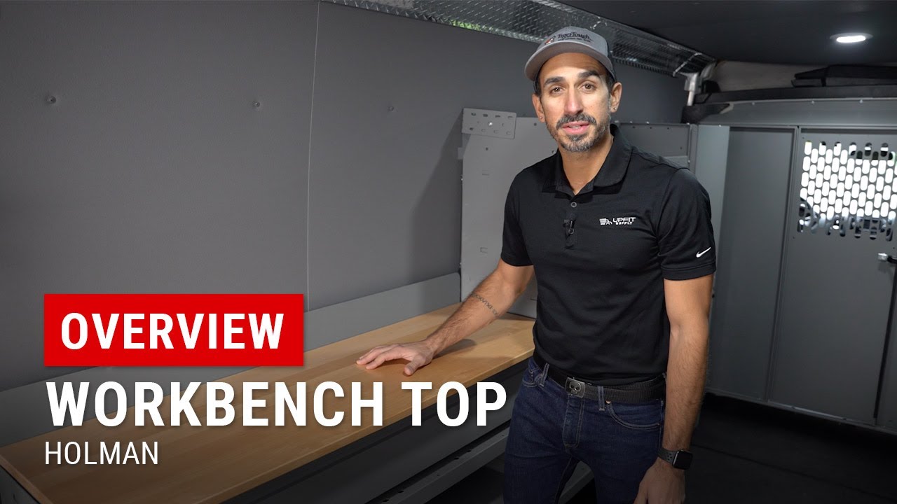 Holman Workbench Top for Cargo Vans Overview - YouTube