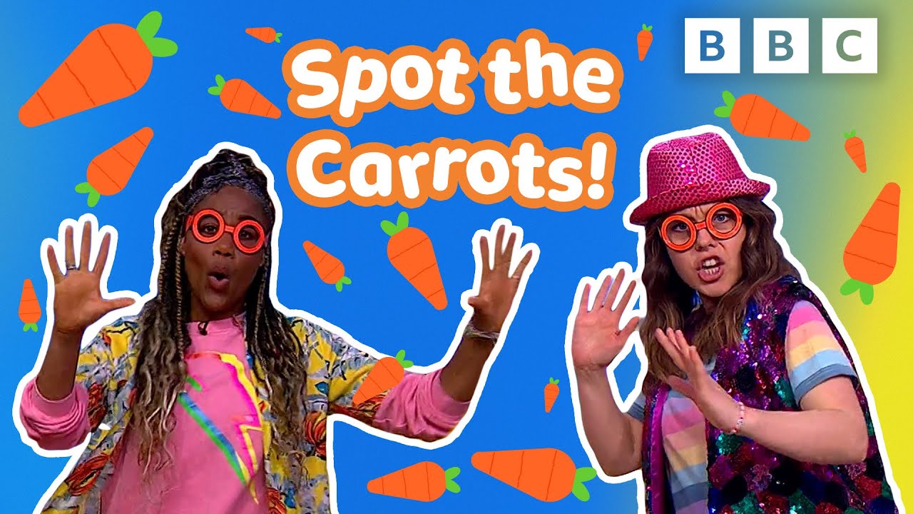 SPOT THE CARROTS with Joanna and Evie! | CBeebies - YouTube