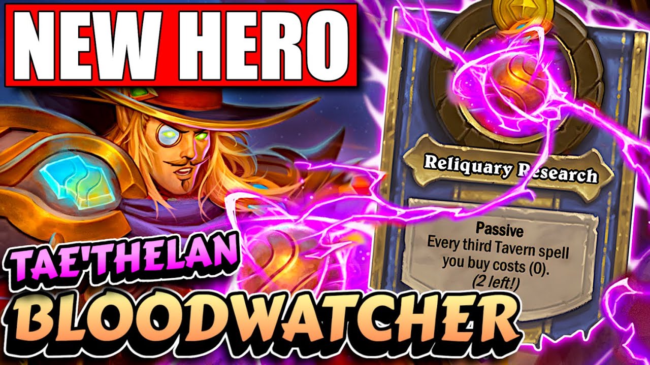 THIS is How You Play BLOODWATCHER! | NEW HERO | Hearthstone ...