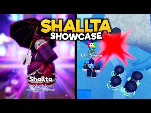 SHOWCASE "SHALLTA" NEW UNIT IN ANIME ADVENTURES - YouTube