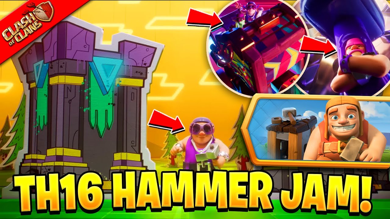 Town Hall 16 HAMMER JAM in Clash of Clans - TH16 Update CONFIRMED in ...