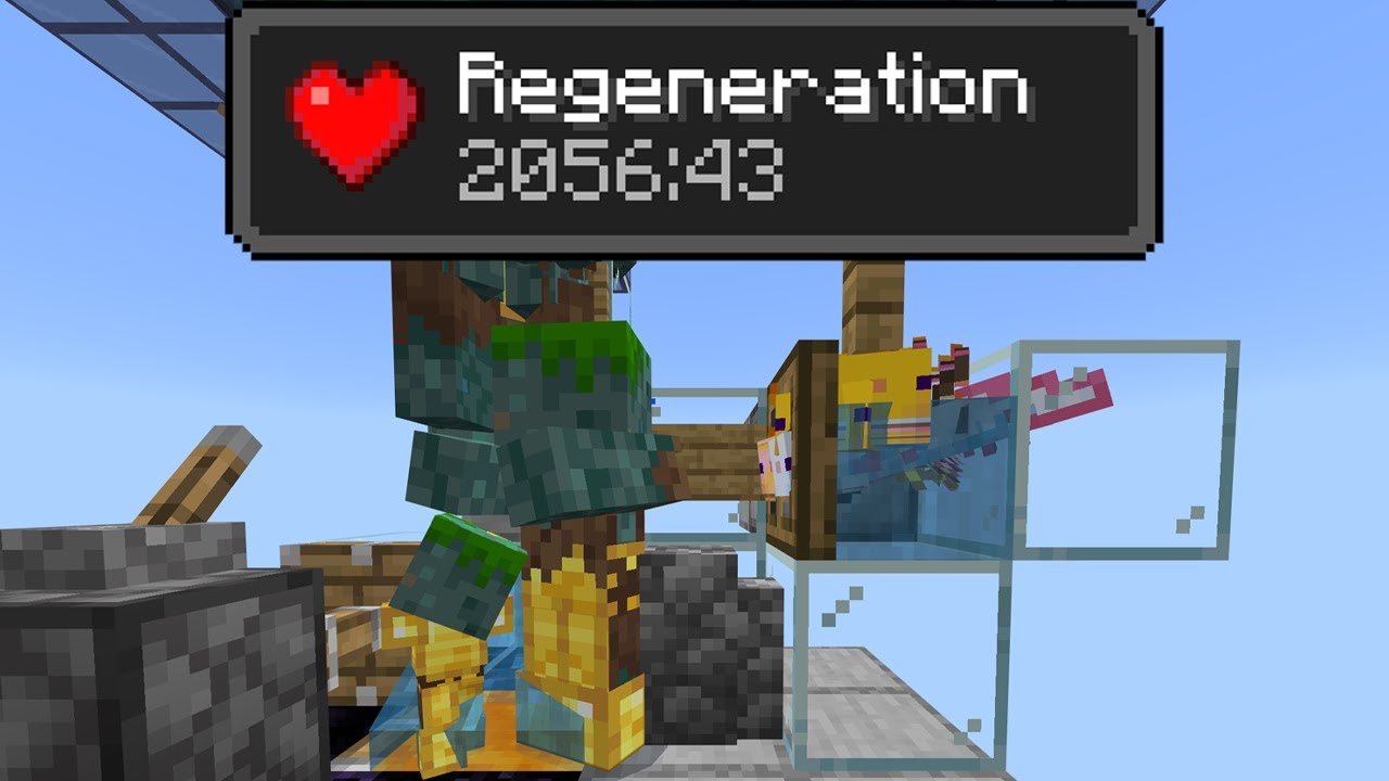 EASY Infinite Regeneration Farm Tutorial Minecraft Bedrock - YouTube