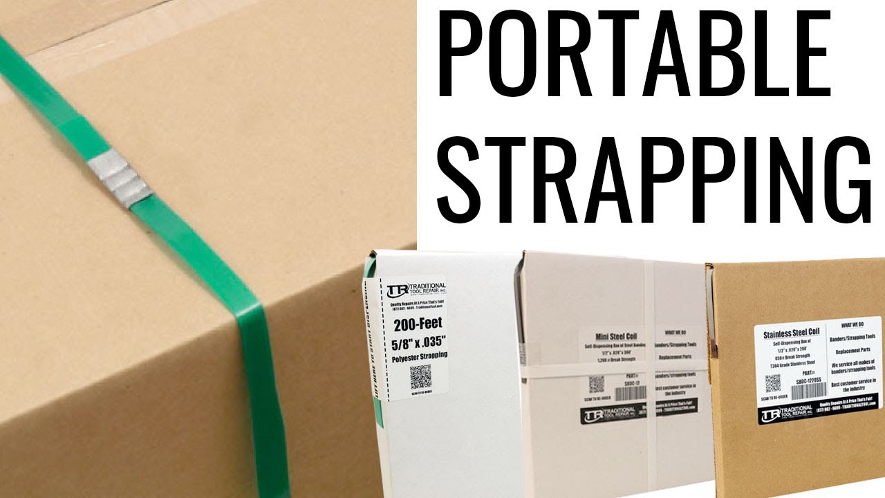 Now Available Steel & Polyester Portable Banding/Strapping - YouTube