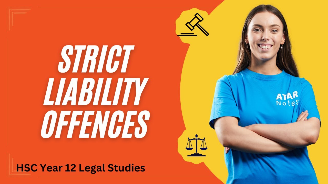Strict Liability Offences | HSC Year 12 Legal Studies - YouTube