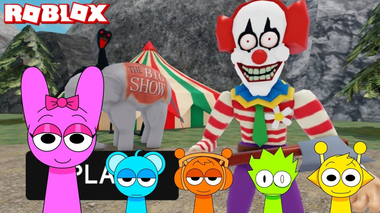 Sprunki Pinki Played Escape Choppers Carnival Breakout Obby ROBLOX ...