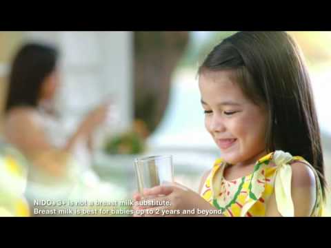 Nestle Philippines TV Commercial: Nido 3+ "Bright" - YouTube