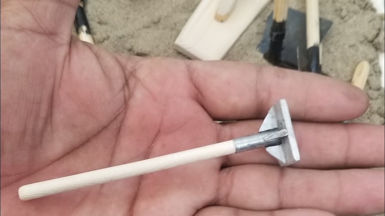 how to make mini construction tools made in pakistan.a7 - YouTube