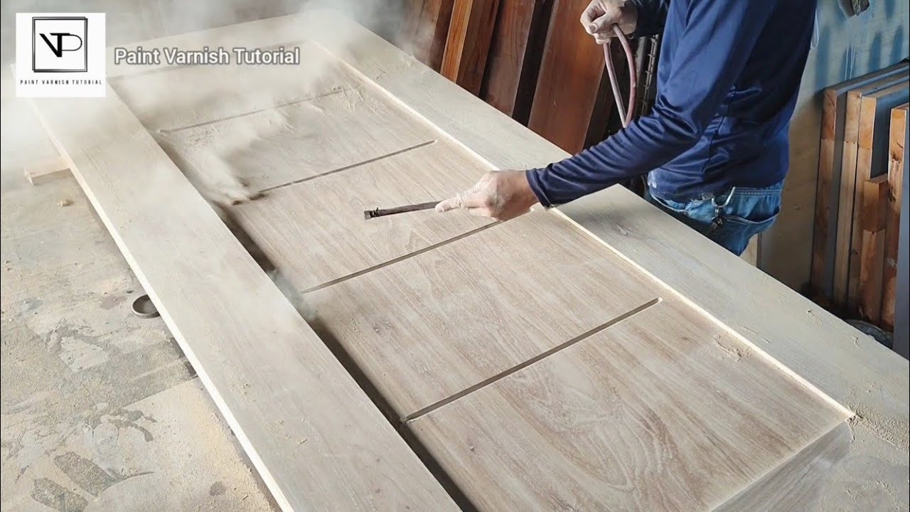 How Do You Prepare Your Wood Door For Painting - YouTube