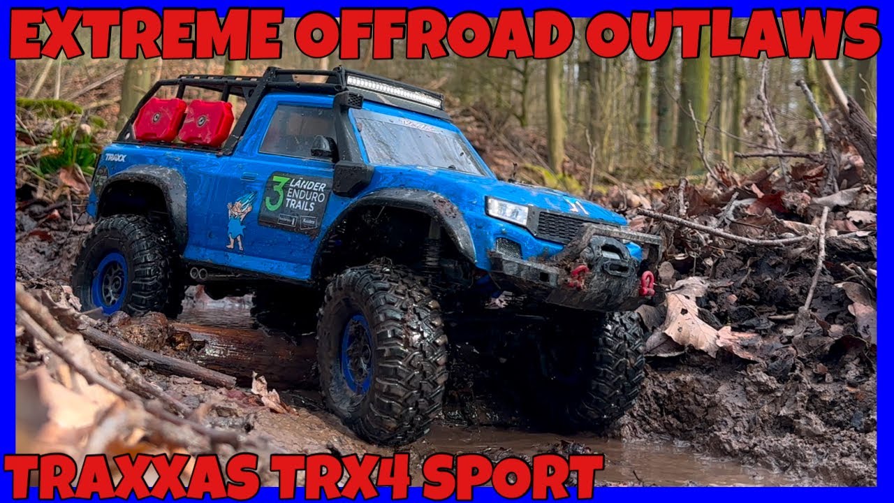TRAXXAS TRX4 SPORT ON BOGGING MUD RACE TRACK IN EXTREME OFFROAD RC ...