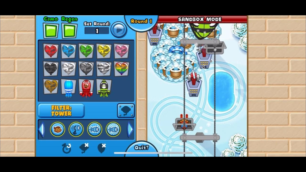 BTD Battles Ice tower is secretly broken - YouTube
