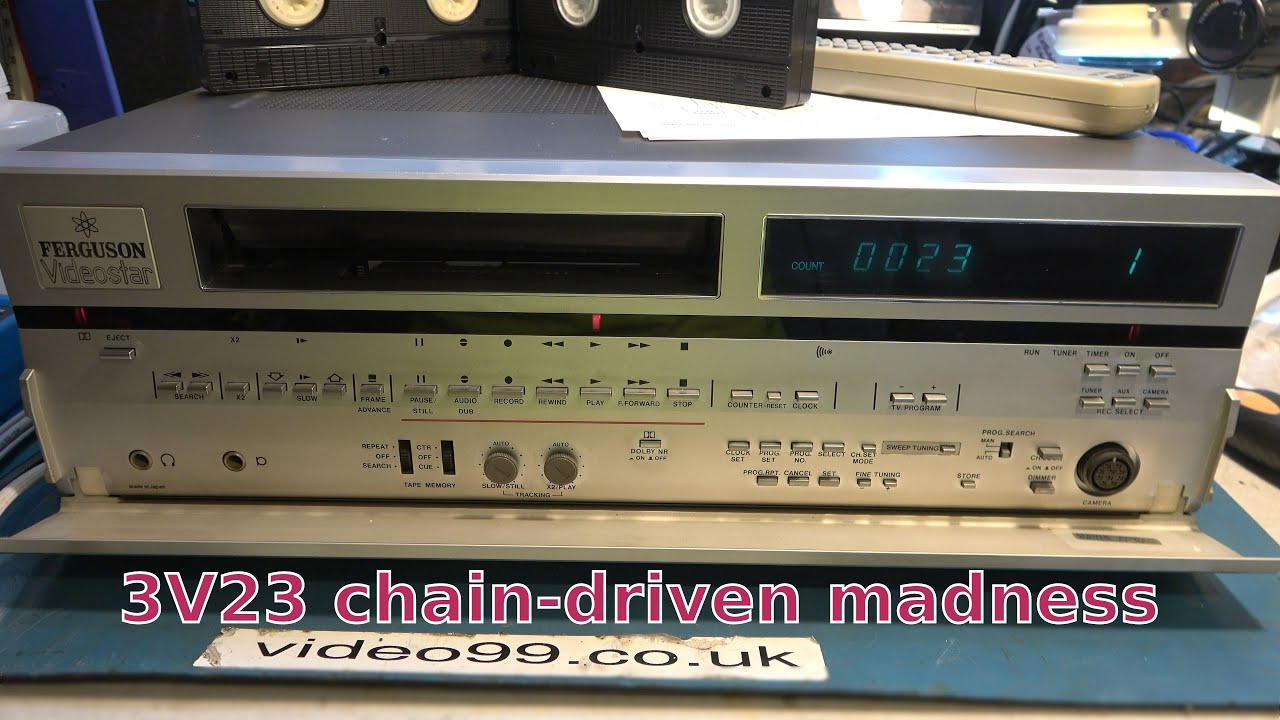 Chain driven VHS madness. The JVC HR-7700E / Ferguson 3V23 from around ...