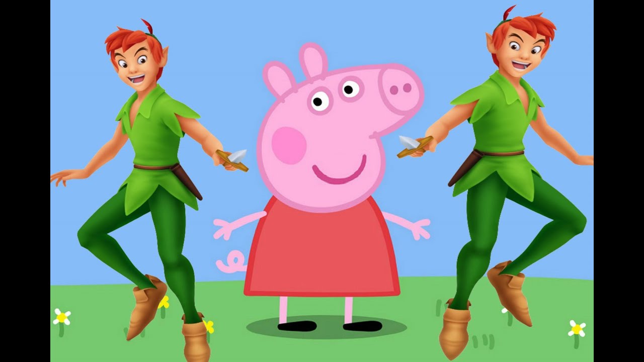 Peppa Pig Desenho em português com Peter Pan 2015 - YouTube