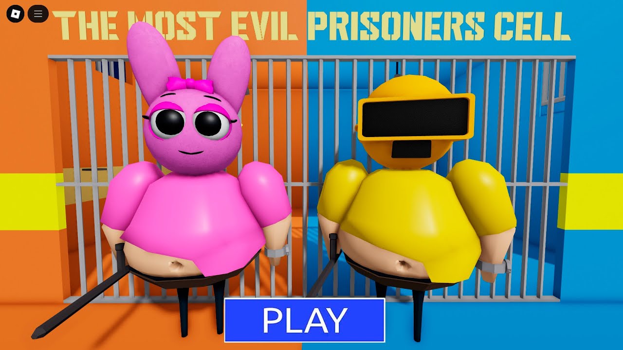PINK SPRUNKI Vs FUNBOT SPRUNKI BARRY'S PRISON RUN! New Sprunki Game # ...