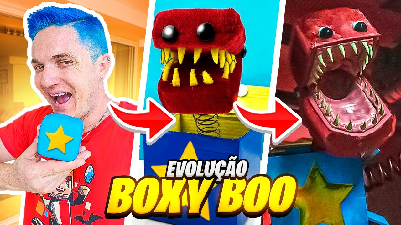 Evolução do BOXY BOO na Batalha de Massinha de Modelar em Família😲 ...